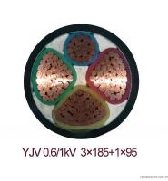 China YJV 0.6/1kv 3x185+1x95mm2 power cable for sale