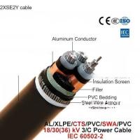 China LOW VOLTAGE 3x150mm2 Power Cable for Kenya Tanzania Nigeria 6KV Medium Voltage Cable for sale