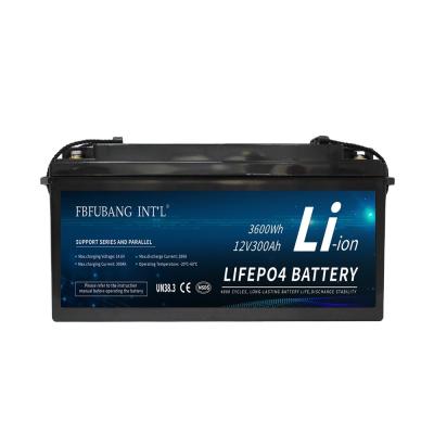 China 12.8V 300AH Lithium Iron Phosphate Battery Pack for Automotive and Solar Applications with 4000+ Cycles for sale