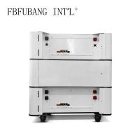 China Stacked 51.2V 100Ah LiFePO4 Solar Battery System 5kW Off-Grid Energy Storage with 6000 Cycle Life for sale