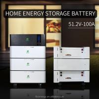 China 5kWh 10kWh 48V Lithium Ion Battery Storage System with Inverter - 51.2V 100AH Capacity for Solar Energy for sale
