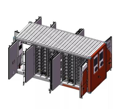 China 500kW to 1MW All-in-One Solar Energy Storage Container with LiFePO4 Battery System and 768V 153.6kW Cabinet Configuration for sale