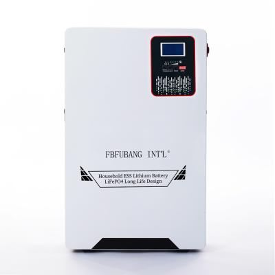 China LiFePO4 Solar Energy Storage Battery 24V 200Ah 5120Wh Wall-Mounted Power System for sale