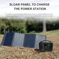 China 1000W Portable Solar Power System with 1024WH LiFePO4 Battery for Outdoor Emergency Power Supply for sale