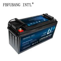 China Built In Smart BMS Lifepo4 Battery Pack , 12v 200ah Solar Rechargeable Battery for sale
