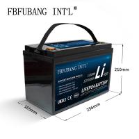 China 12 Volt Solar Lifepo4 Battery Packs , 100ah Li Ion Battery for sale