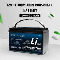 China 12 Volt Solar Lifepo4 Battery Packs , 100ah Li Ion Battery for sale
