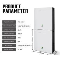 China Powerwall LiFePO4 24V Solar Battery 51.2V 100AH with BMS for Residential Energy Storage for sale