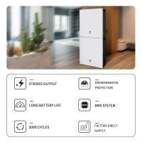 China Powerwall LiFePO4 24V Solar Battery 51.2V 100AH with BMS for Residential Energy Storage for sale