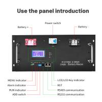 China 51.2V 50Ah LiFePO4 Home Energy Storage Battery with 5000W Inverter for Solar Systems for sale