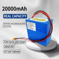 China Digital Lithium Battery Pack 25.9V 20AH 500-Cycle 7S8P Configuration for Professional Photography Equipment for sale