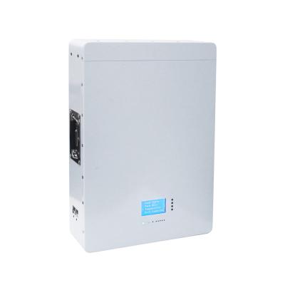 China 48V 120Ah 5.76kWh LiFePO4 Solar Battery with LCD Display - 540×390×130mm Wall Mount Design for sale