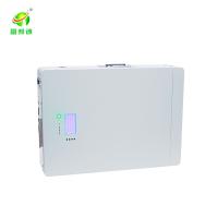 China 48V 120Ah 5.76kWh LiFePO4 Solar Battery with LCD Display - 540×390×130mm Wall Mount Design for sale