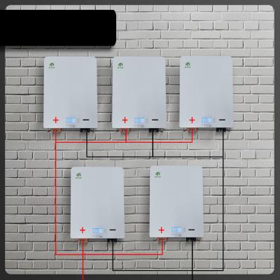 China 48V 100Ah LiFePO4 Lithium Battery Pack for Off-Grid Solar Systems with 5000 Cycle Life and 15-Year Service for sale