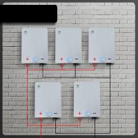 China Wall Mounted IP20 LiFePO4 Energy Storage Battery 48V 100Ah with 5000 Cycle Life and 15-Year Service Life for sale