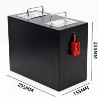 China 24V 100AH LiFePO4 Battery Pack with 100A Max Current and 1000+ Cycle Life for Solar Storage and Marine Applications for sale