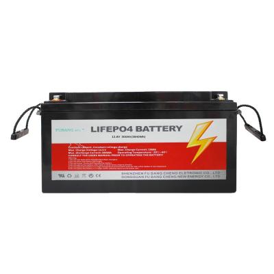 China 300Ah 12V/24V LiFePO4 Lithium Battery Pack for RV Solar Marine with 4000+ Cycles and 5-Year Warranty for sale