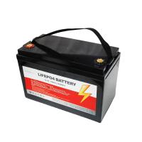 China BMS 100AH 12V/24V LiFePO4 Battery with APP Control - 4000+ Cycles, 330×175×215mm Dimensions for sale