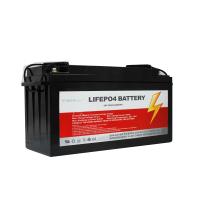 China 12V 200Ah LiFePO4 Deep Cycle Battery with 2560Wh Capacity and 4000 Cycle Life for Solar RV Marine for sale