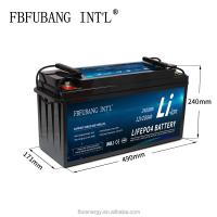 China 12V 200AH LiFePO4 Battery with 100A BMS for Solar RV Marine Golf Cart Applications for sale