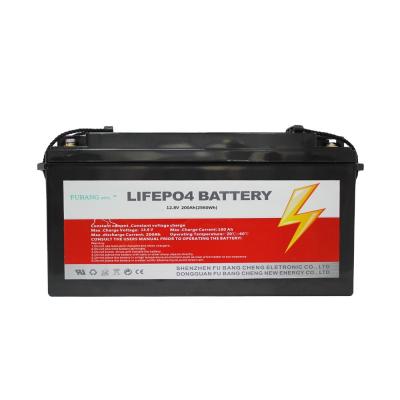 China 12.8V 200Ah Lithium Ion Battery Pack for Golf Cart RV Marine Solar Systems with 1280Wh Capacity for sale