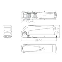 China 36V 10AH Deep Cycle 18650 Battery Pack with 800 Cycle Life for Electric Bikes and Scooters for sale