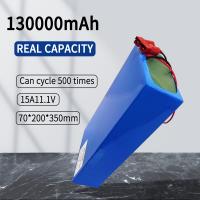 China 18650 Lithium Ion Replacement Battery 11.1V 130Ah Deep Cycle for Solar RV Marine with 800-1000 Cycle Life for sale