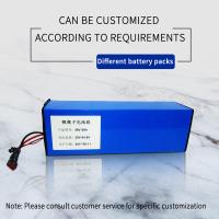 China 48V 8AH Lithium Ion Battery Pack for Electric Scooters - 13S4P 18650 Deep Cycle 70×80×260mm for sale