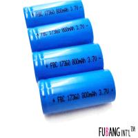 China Special Shaped 17360 LFP Battery Cell 3.7V 800mAh for Car Models and Remote Control Toys for sale