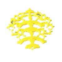 China 3mm Thin Bendable Die Cutting Plastic Sheet PMMA Cutout Ornaments For Home Party for sale