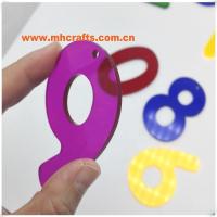 China Eco Friendly Phthalate Free PMMA Acrylic Laser Cut Alphabet Letters Numbers Lower Upper Case Kids Educational Toy Custom Color Wholesale for sale