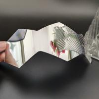China Eco-Friendly Easy Cut Plastic Flexible Mirror with Adhesive Backed for sale