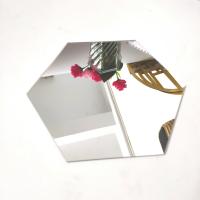 China 12Pcs Self Adhesive PMMA Acrylic Hexagon Mirror Wall Decals Shatterproof 3D DIY Multi Combination Mirror Stickers For Apartment Salon Interior Decor Custom Color Wholesale for sale