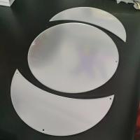 China Custom Shape PMMA Acrylic Wall Art Mirror Moon Phase Round Curved Decor Mirror Shatterproof Laser Cut Home Salon Wedding Wholesale Custom Size for sale