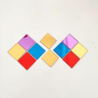 China Customized DIY Art Deco Eco-Friendly Acrylic Wall Mirror Shatterproof Lightweight Laser-Cut Design Multi-Color Decorative for sale