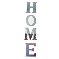 China 3D Modern Design DIY Removable Wall Decor Set of 4 Plastic MIRROR LETTERS Home Mirror Sticker for Living Room for sale