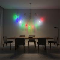 China Christmas Tree LED Infinity Mirror String Light TP-QCJ 4.5 Inch Custom Multicolor Indoor Hanging Ground Insert Holiday Decor OEM Wholesale for sale