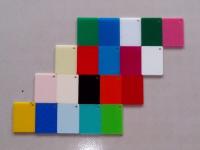 China 2.4mm Hexagon PMMA Acrylic Sheet Solid Color Phthalate Free Shatterproof for sale