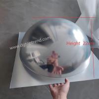 China Art Deco Acrylic Convex Mirror 55.5 × 55.5cm Large Bubble Mirror For Hotel Home for sale