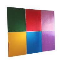 China 2.6mm A4 Color Self-Adhesive Virgin PMMA Acrylic Safety Mirror Sheet, Shatterproof For Nursery Sensory Wall Decor & Makeup Custom Cutting for sale
