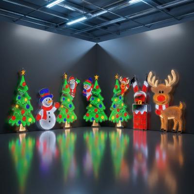 China 3D Infinity Mirror LED Acrylic Xmas Outdoor Decorative Light with Remote Control DC for Home & Shop Window Multicolor for sale