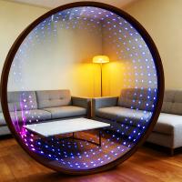China 12inch 300mm Starry Sky LED Infinity Mirror Christmas Halloween Infinity Wall Light for sale
