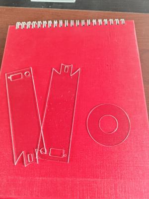 China 1mm Thick Acrylic Plastic Sheets PMMA Clear Acrylic Ring Hollow Round Laser Cut for sale