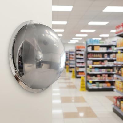 China 48cm Frameless Acrylic Convex Mirror Wide Angle Shatterproof Acrylic Dome Mirror for sale