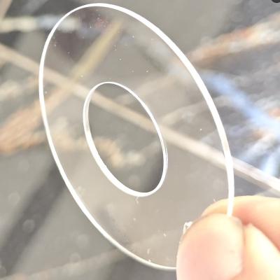 China Thickness 1mm Acrylic Mirror Sheet CD Shape 50mm Semi Transparent Design for sale
