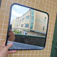 China Wide View Silver Acrylic Convex Mirror 30X30CM Acrylic Safety Mirror Water Resistant for sale