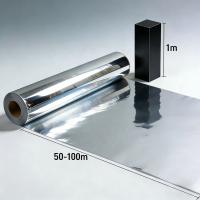 China Custom Cut Extruded PET Mirror Film Roll | 50cm×50m Silver Reflective Sheet for Toys & Party Decor for sale