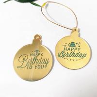 China Easy Install DIY Christmas Decor Mirror with Acrylic Material High Definition Eco-Friendly Design for Tree Ornaments and Wreaths for sale