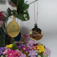 China Easy Install DIY Christmas Decor Mirror with Acrylic Material High Definition Eco-Friendly Design for Tree Ornaments and Wreaths for sale