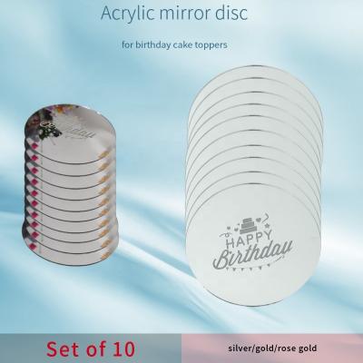 China Easy Install DIY Christmas Decor Mirror Acrylic Material High Definition Eco-Friendly Design Tree Ornaments Wreaths Cutting for sale